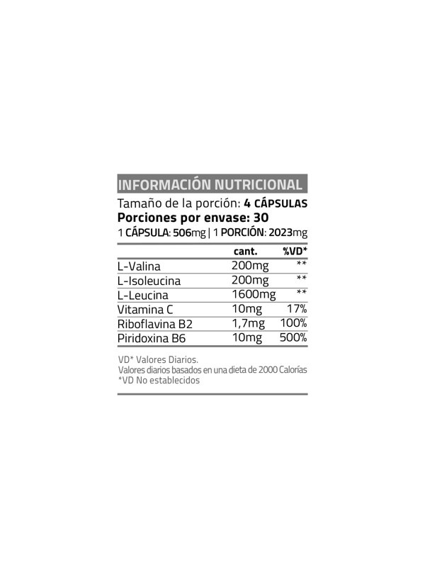 Star Nutrition Aminoácidos Ramificados Bcaa 2000 X 120 Caps - STAR ...