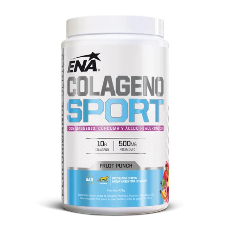Ena Colágeno Sport Acido Hialuronico Sabor Fruit Punch 413g - ENA SPORT SUPLEMENTOS DEPORTIVOS ...