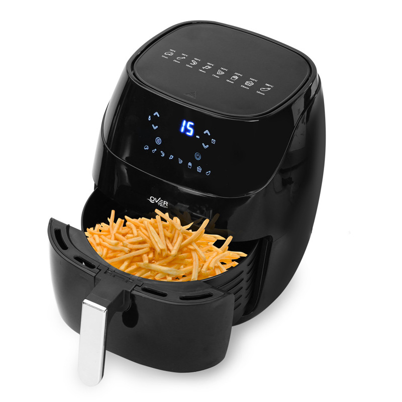 Freidora Overtech OV-106 New Air Fryer 1600w 5 Litros Digital Color ...