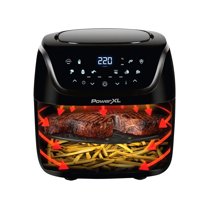Freidora de Aire PowerXL Vortex Pro 3.8L 1200W Color Negra - POWER XL ...