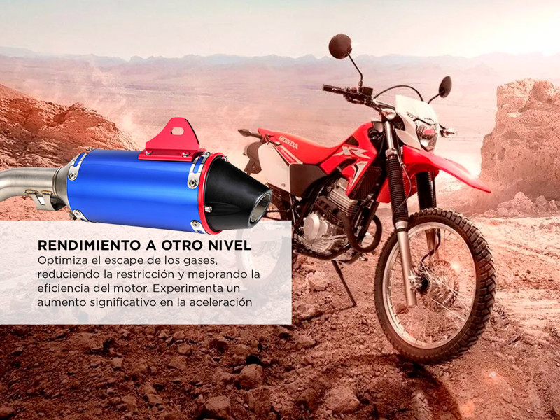 Escape Para Moto Tipo Powercore 3 Para Honda Tornado Xr250 Completo Con ...