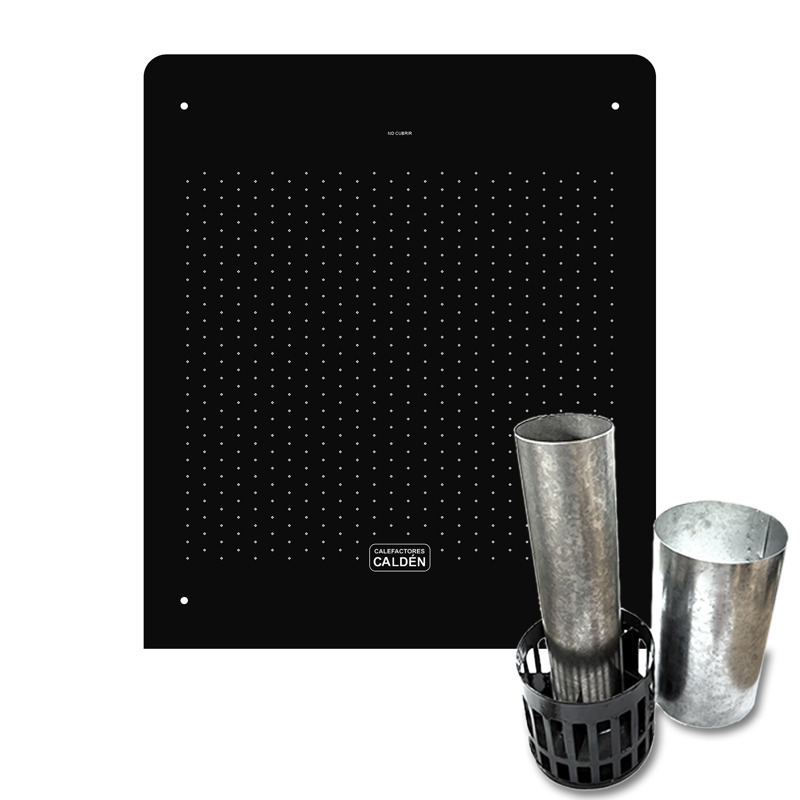 Calefactor Calden 2000 kcal Frente Negro Gas Natural Tiro Balanceado ...