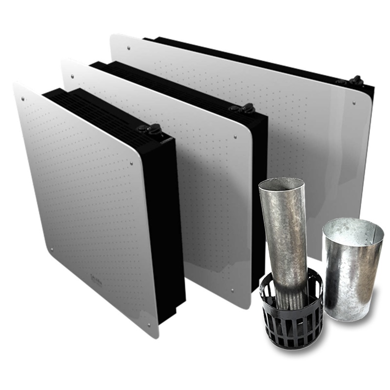 Calefactor Calden 5000 kcal Frente Blanco Gas Natural Tiro Balanceado ...