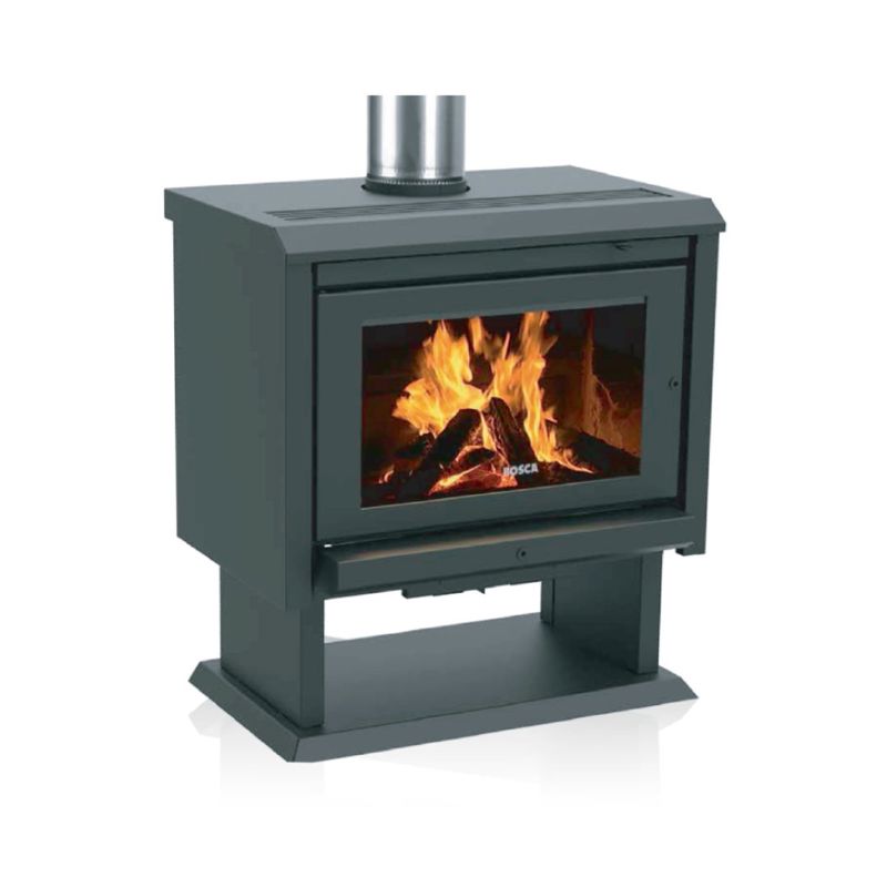 Calefactor a leña Bosca Gold 800 Charcoal - BOSCA ESTUFAS Y COCINAS A ...