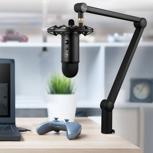 Kit Estudio Blue Yeticaster Microfono Brazo Flexible Pc Web - LOGITECH ...