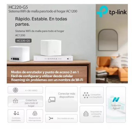 Router Access Point Tp Link Hc220-g5 Pack X2 Sistema Mesh - TP LINK ACC ...