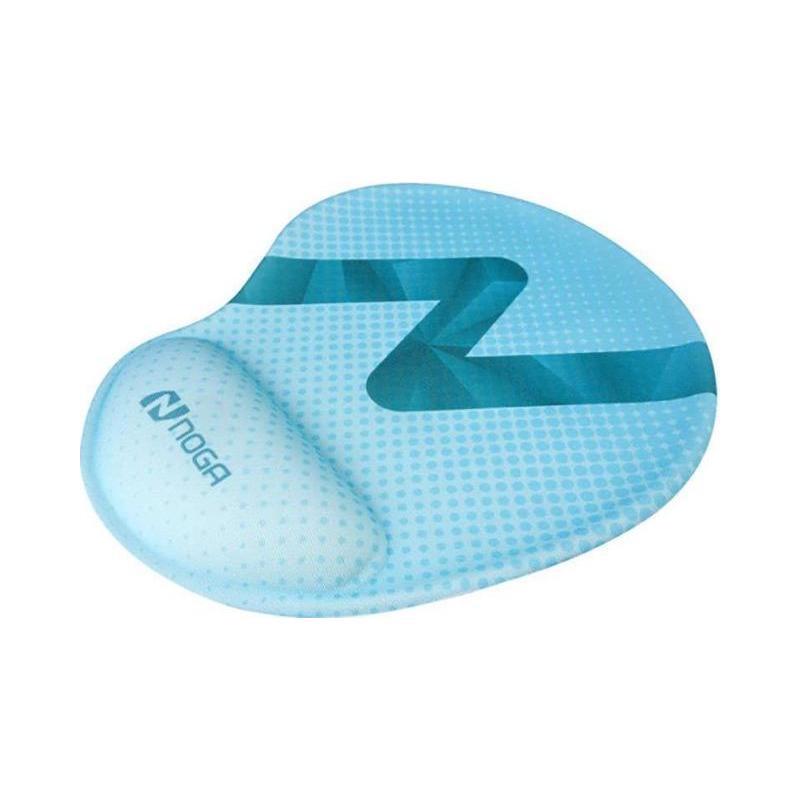 MOUSEPAD NOGA 3D GEL ERGONOMICO GAMER CELESTE - NOGANET PADS GAMER ...