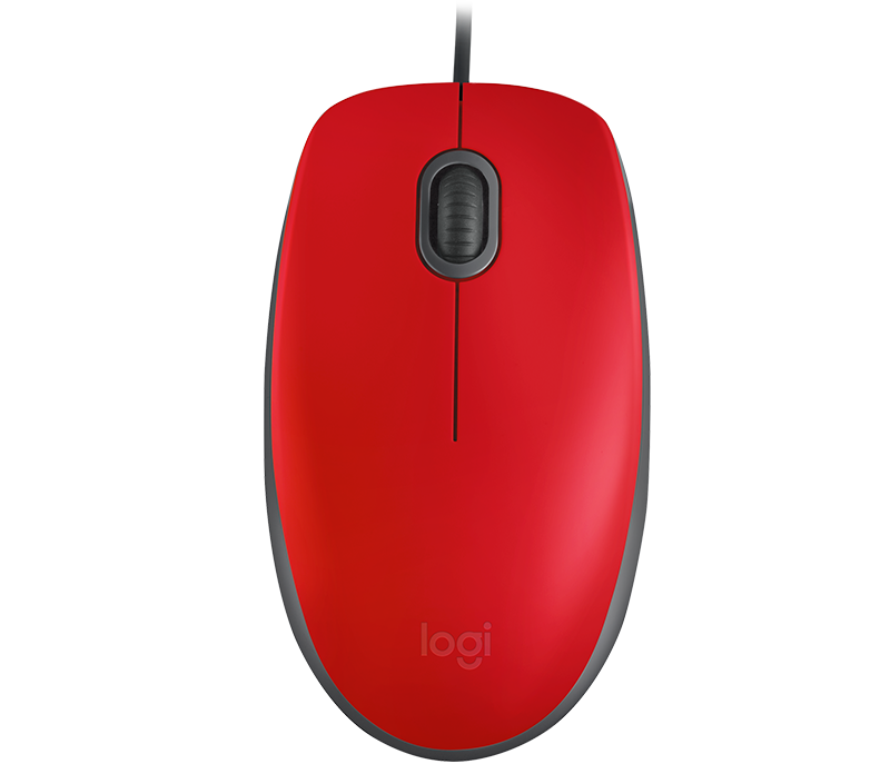 MOUSE LOGITECH M110 SILENT RED - LOGITECH MOUSE, TECLADO Y PARL - Megatone