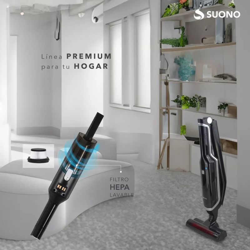 Aspiradora Inalámbrica Suono 2 En 1 Recargable Snpe-2009 - SUONO ASPIRADORAS - Megatone