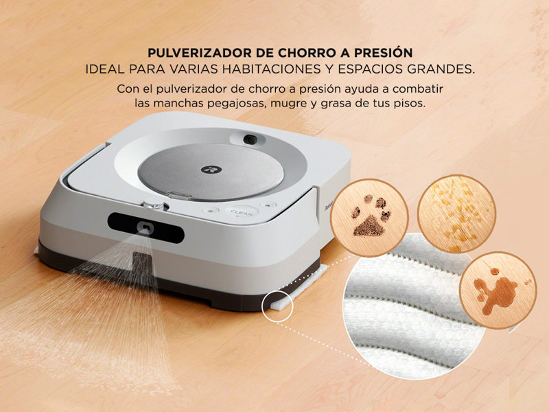 Trapeadora Robot Irobot Braava Jet M6 - IROBOT ASPIRADORAS - Megatone