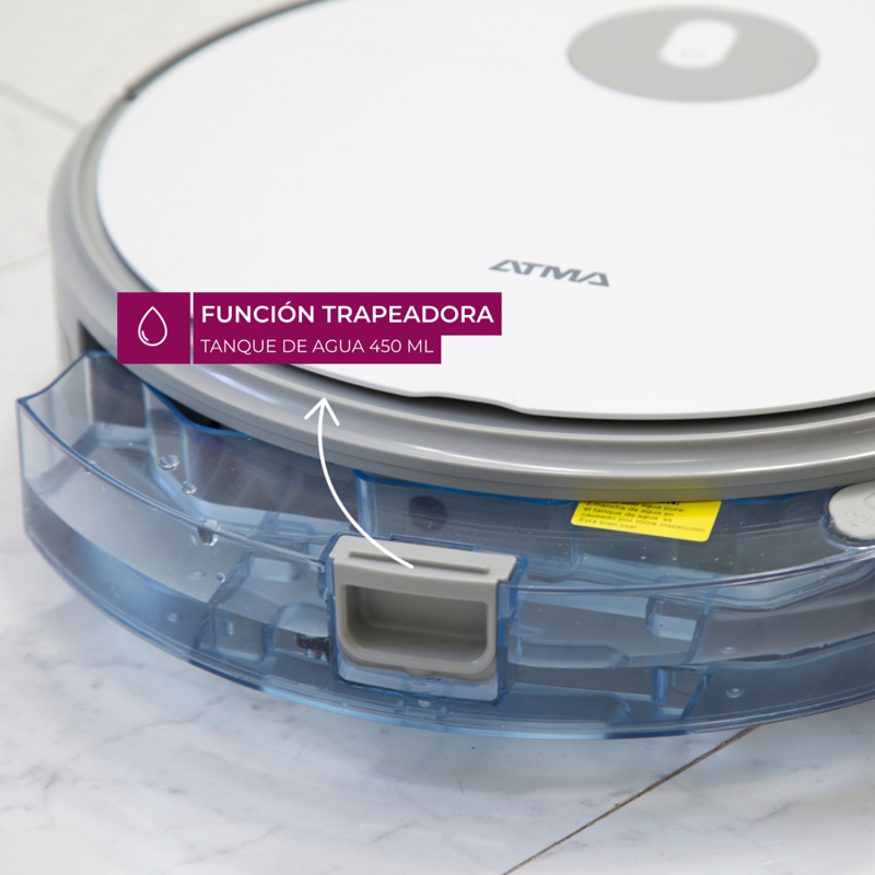 Aspiradora Robot Con Trapeadora Atma Atar21c1 - ATMA ASPIRADORAS - Megatone