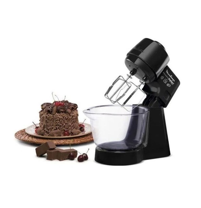 Batidora de Pie Moulinex QA710858 Planetaria Negro - MOULINEX BATIDORAS - Megatone