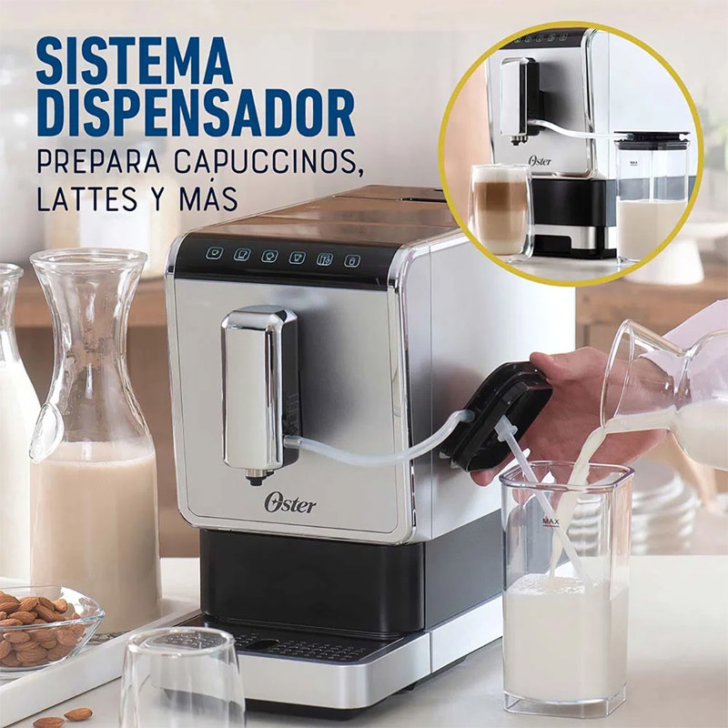 Cafetera Oster Super Automatica Espresso 8100 - OSTER CAFETERAS - Megatone