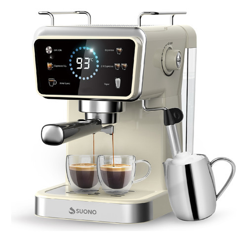 Cafetera Coffe Maker Espresso Digital 1.5 Litros 20 Bar - SUONO ...