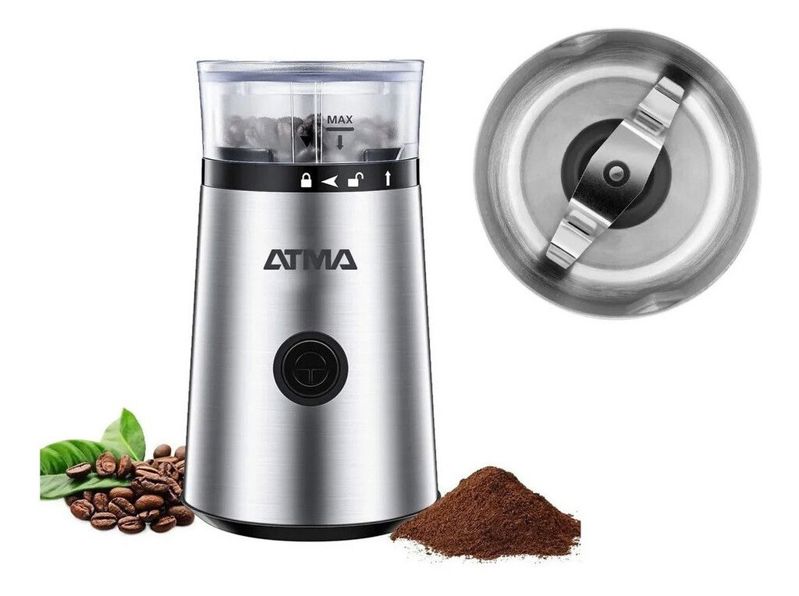 Molinillo cafe Premium Atma MC8141P Acero Inox - ATMA CAFETERAS - Megatone