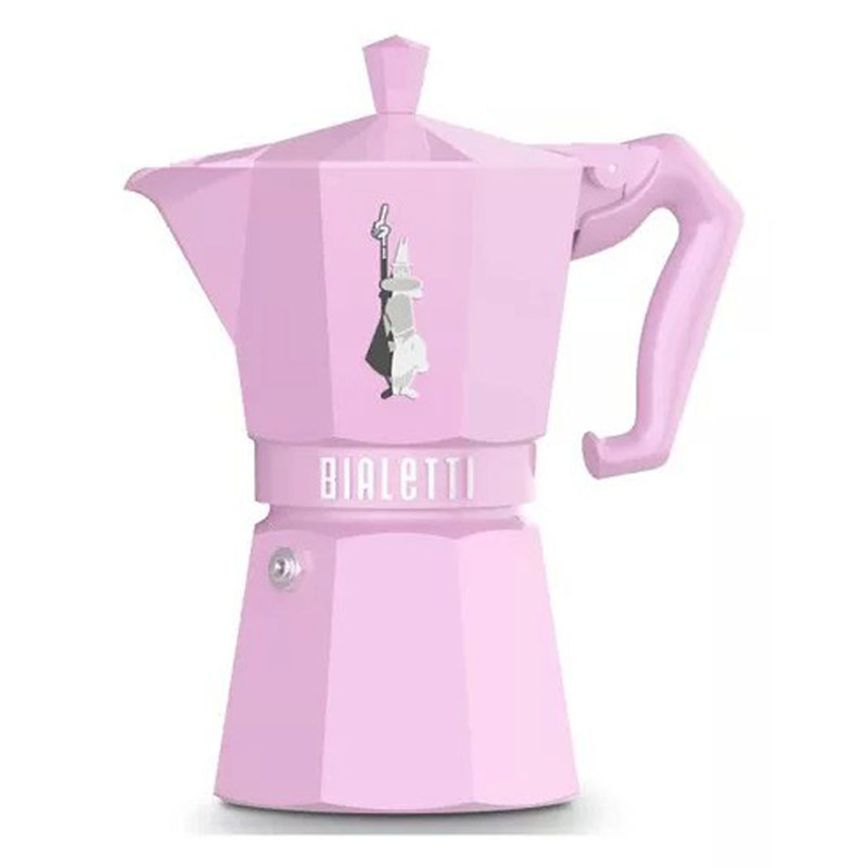 Cafetera Bialetti Exclusive Moka 6 Tazas Rosa - BIALETTI CAFETERAS ...