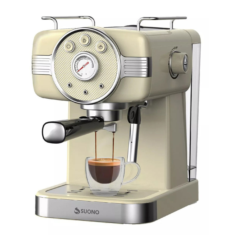 Suono Hog0156 Cafetera Vintage Expresso 1.5 L Vapor Crema - SUONO ...