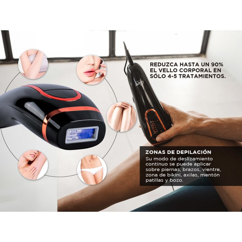 Depiladora Láser Gadnic T3 Depilación Definitiva IPL 999,999 Pulsos 5 ...