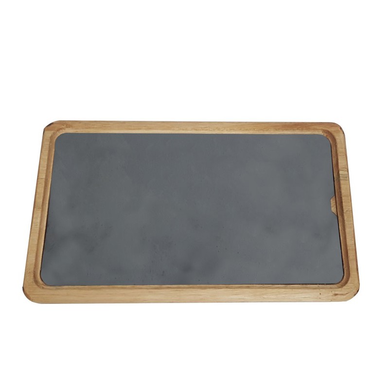 Tabla Caliente De Mesa Para Asado Con Bandeja De Madera - BROKSOL SET ...