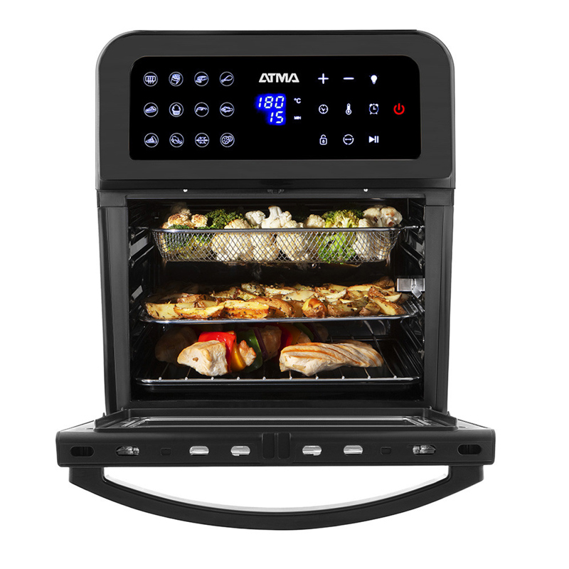 Freidora de Aire y Horno Digital 11,6L 1800w Atma - ATMA PARRILLA Y ...