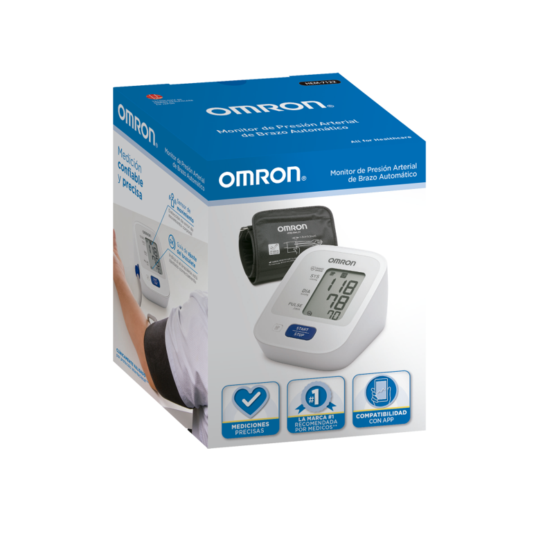 Tensiómetro Digital Automático De Brazo Omron Hem-7122 - OMRON ...