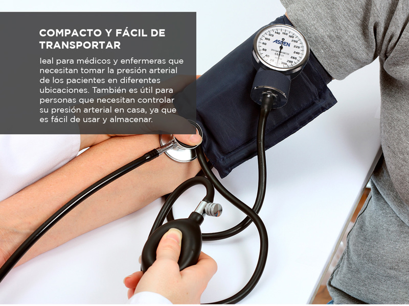 Tensiómetro aneroide tradicional Aspen AS102 con estetoscopio ...