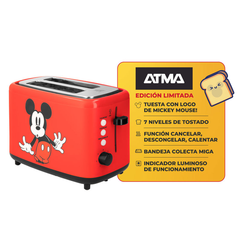 Tostadora Eléctrica Toat39dn Atma Disney 7 Niveles - ATMA TOSTADORES Y ...
