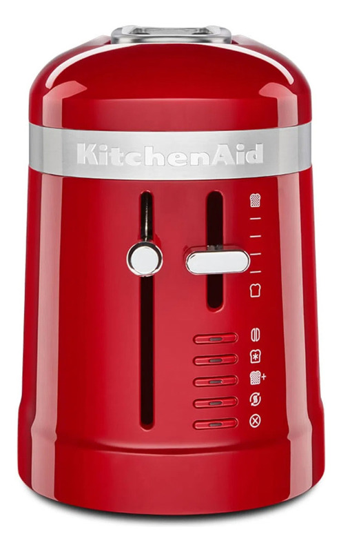Tostadora KitchenAid 5KMT5115RER Roja 2 Bahías 4 Panes 1500W ...