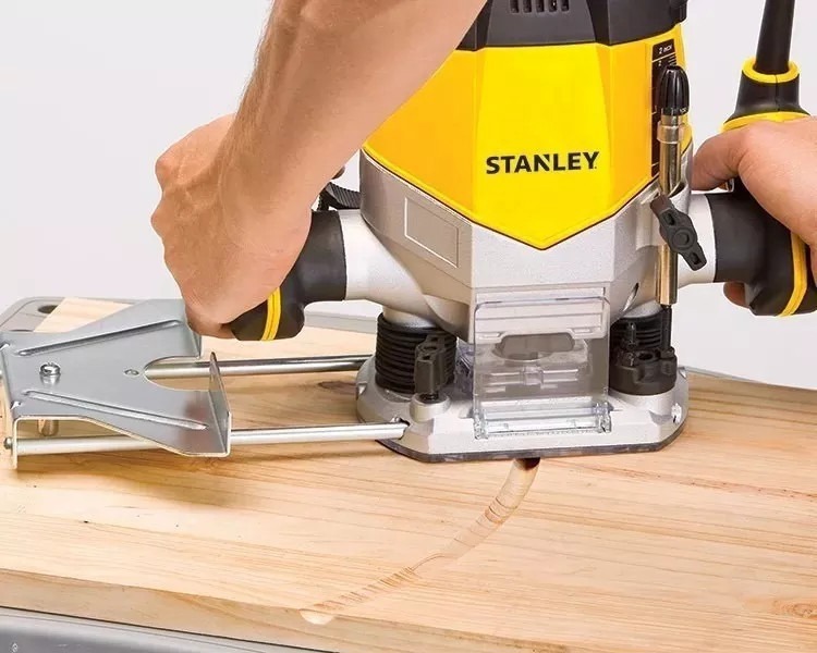 Fresadora Rebajador Router Stanley + 6 Fresas 1200w 1/3 hp - STANLEY ...