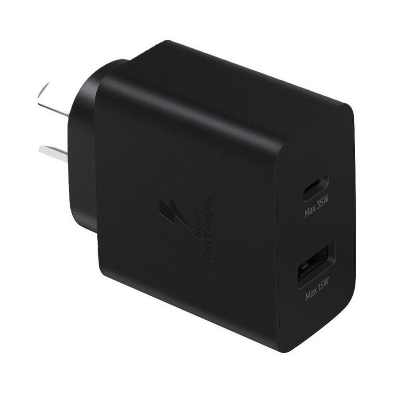 Cargador Adaptador Samsung Duo carga rapida 35w USB-C, USB-A - SAMSUNG ...