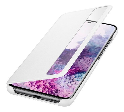Funda Samsung Galaxy S20 Smart Clear View Cover Ef-zg980 Blanco ...